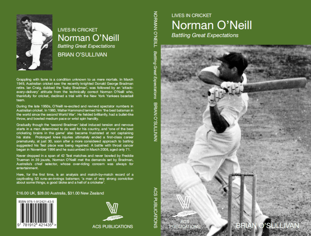 Lives in Cricket - Norman O'Neill - Hagley Oval