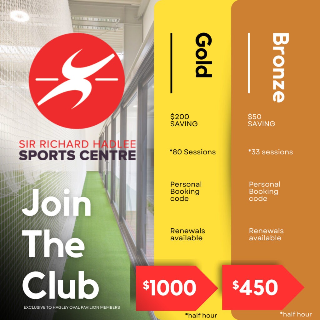 Sir Richard Hadlee Sports Centre Membership Add-On - Hagley Oval
